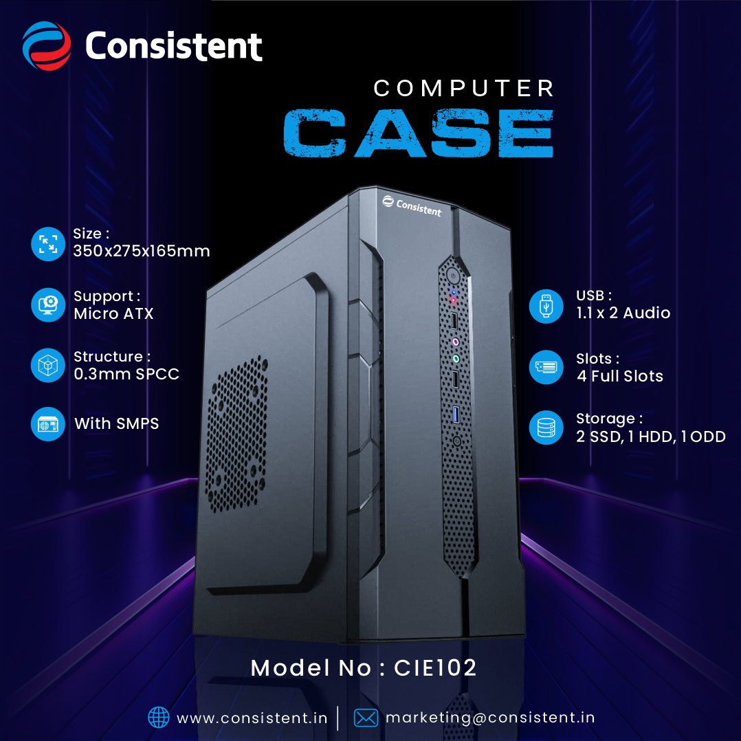 Consistent Computer Cabinet with Power supply 102 – Consistent Store