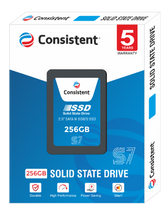 Consistent 2.5" 256GB SSD with SATA III Interface, 6Gb/s Read/Write Sp ...