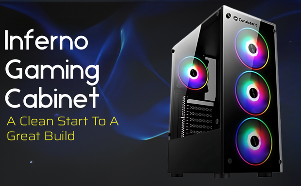 Consistent Neon Gaming Cabinet 2001 | Support : Micro ATX/ Mini ATX | – Consistent Store